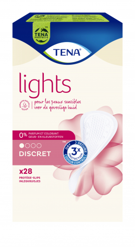 Tena Lights Discret - Protection anatomique adulte Tena - Incontinence